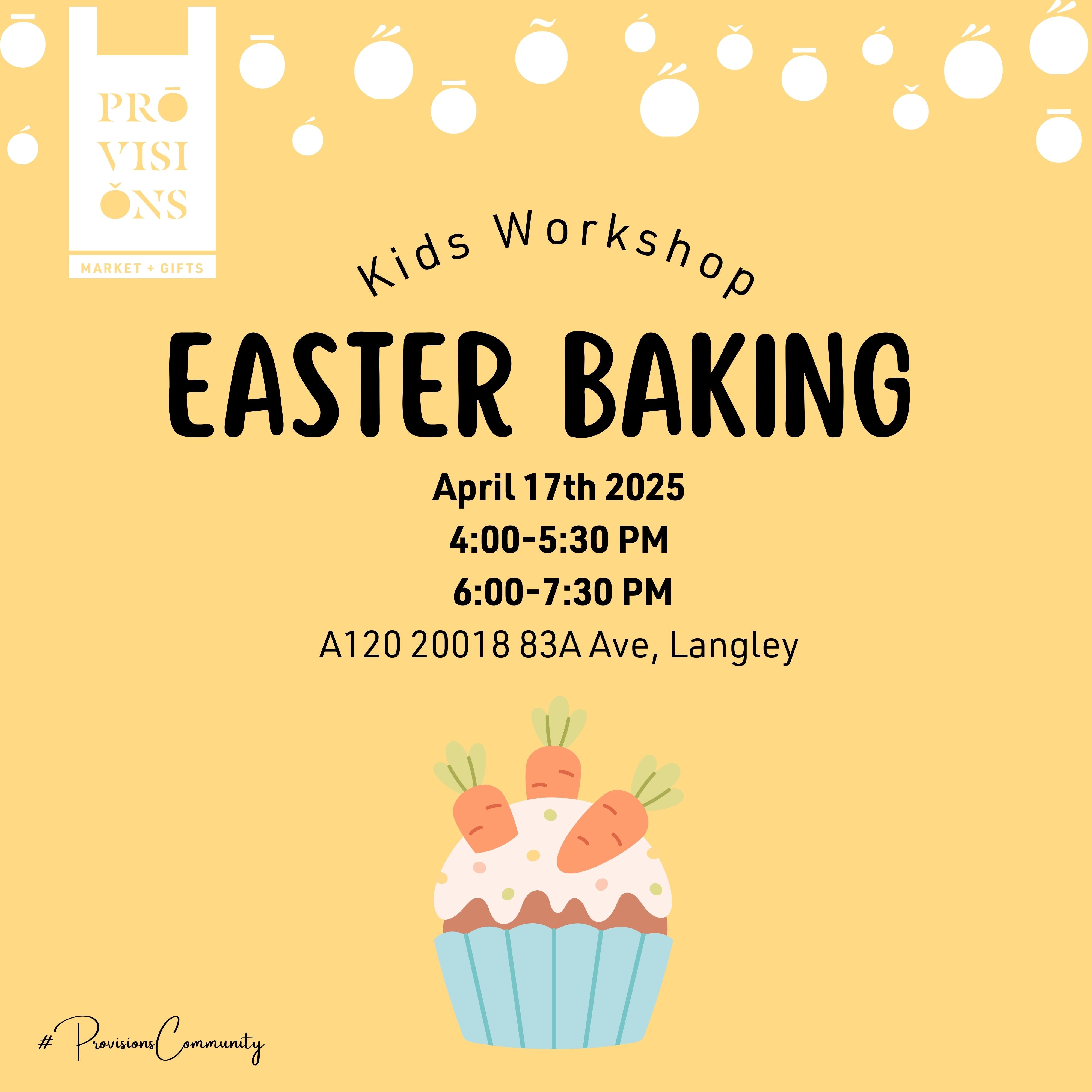 Kids Workshop: Easter Baking - April 17th 2025 – PROVISIONS MARKET + GIFTS