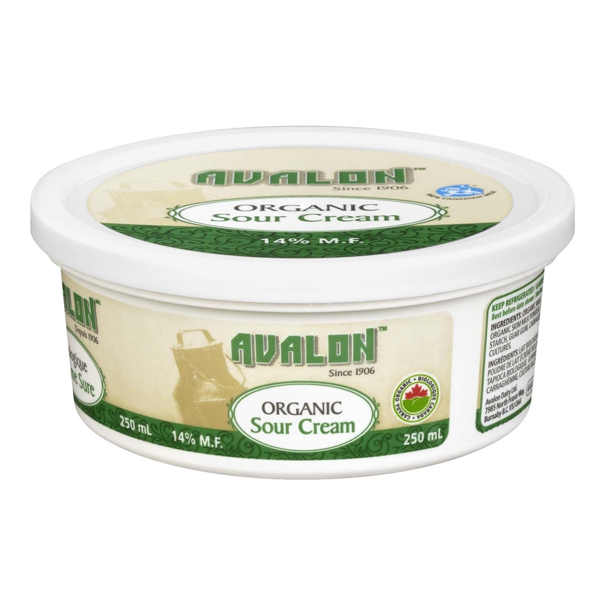 Avalon Dairy - Organic Sour Cream 250ml – PROVISIONS MARKET + GIFTS