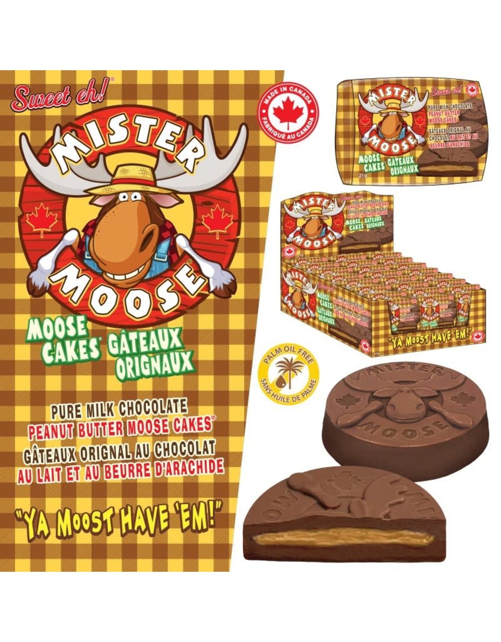 Mr Moose - Peanut Butter Cakes (100g) – PROVISIONS MARKET + GIFTS